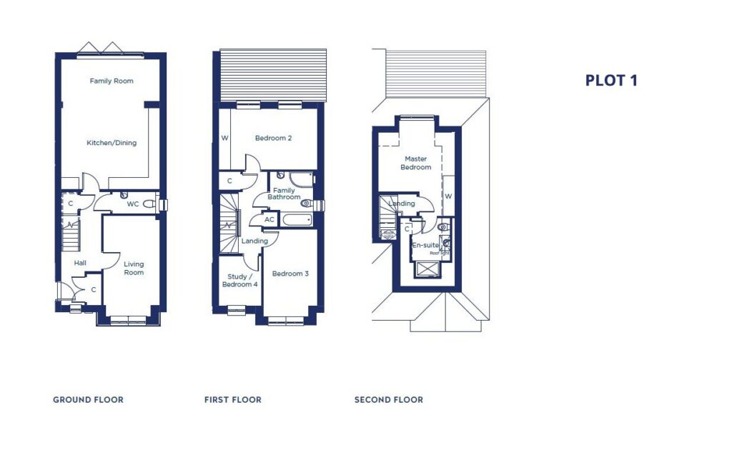 Plot 1a - Floor Plan - Chartwell Land & New Homes